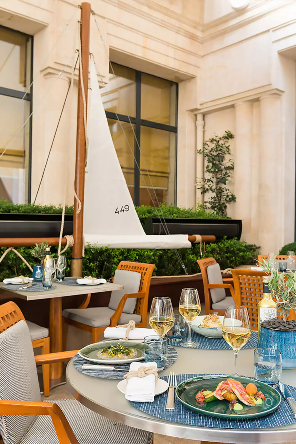 All on board: Summer terrace Park Hyatt Paris-Vendôme has turned into a yacht club 50895_2