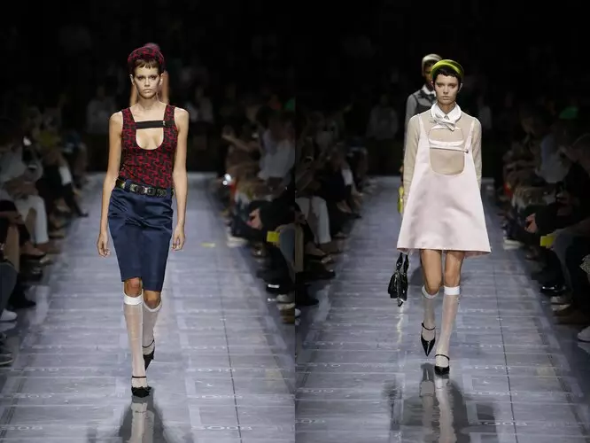 Twiggy from the future: 12 Bows Prada in the style of 60s, Kardashian and Japanese schoolgirls 51830_2