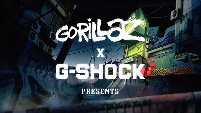 Casio G-Shock will launch a limited clock with a cult rock group Gorillaz