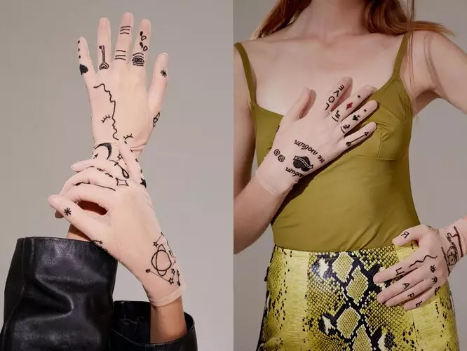 The coolest accessory of autumn: 14 pairs of gloves with tattoos Tender & Dangerous 52885_2