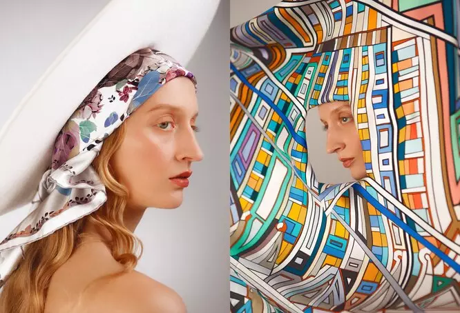 In the office and on a date: 16 silk headscarves RADICAL CHIC will make an ideal image 52907_2
