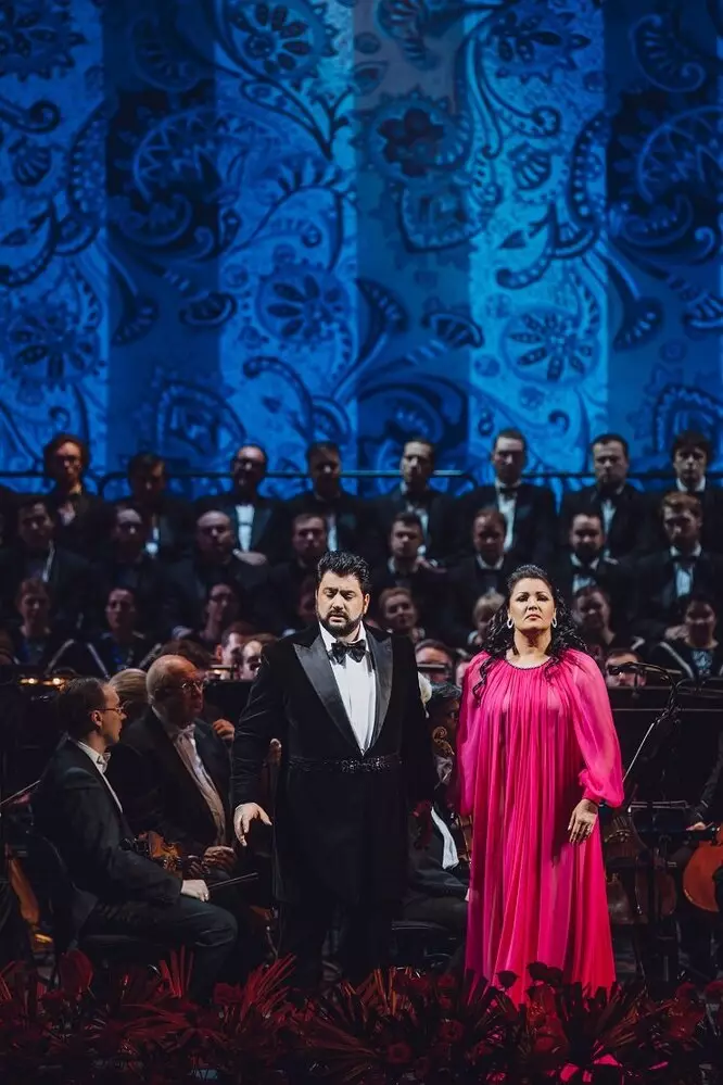 Anna Netrebko and Yusif Eyvazov for the first time gave a solo concert in the Bolshoi Theater 53519_1