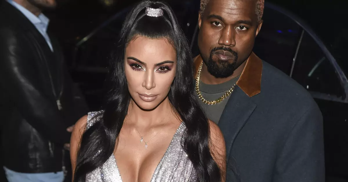 The most stylish: Kim Kardashian and Kanye West at the Versace show
