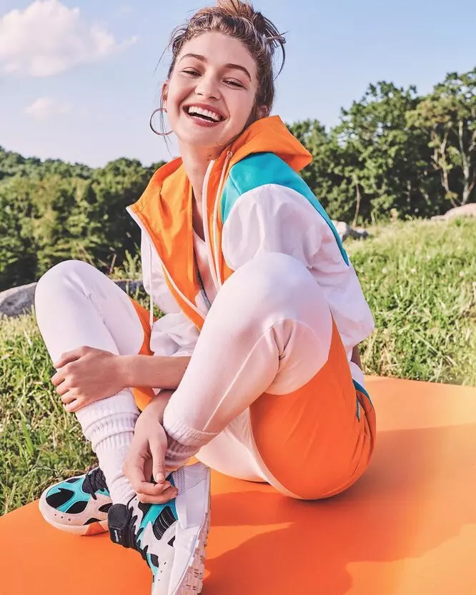 Reebok presented a joint collection with Jiji Hadid 55067_1