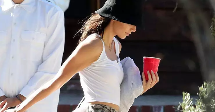 Style in Simplicity: We carry white T-shirt as Kendall Jenner