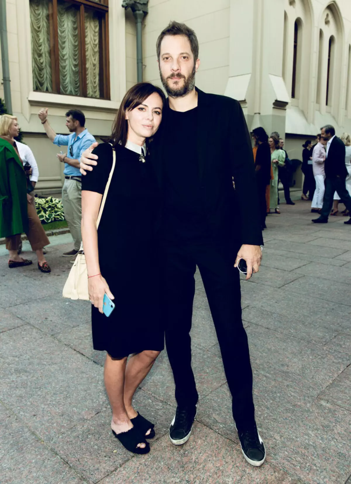 Oksana Lavrentiev and Alexander Tsypkin at the closure of the Intellectual Club 