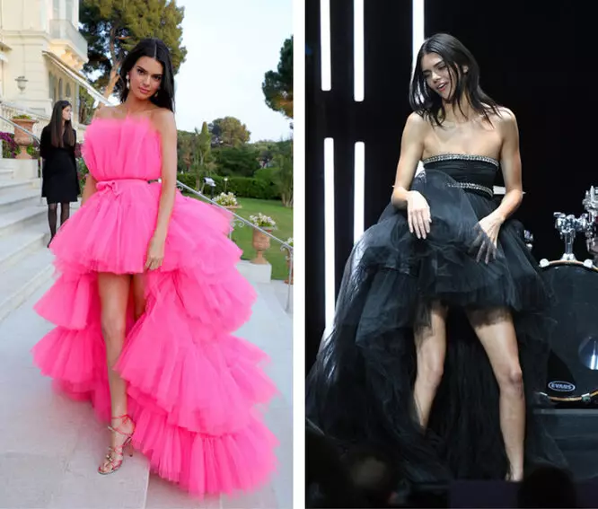 Miracle in feathers: 8 most textured dresses Kendall Jenner 58180_7