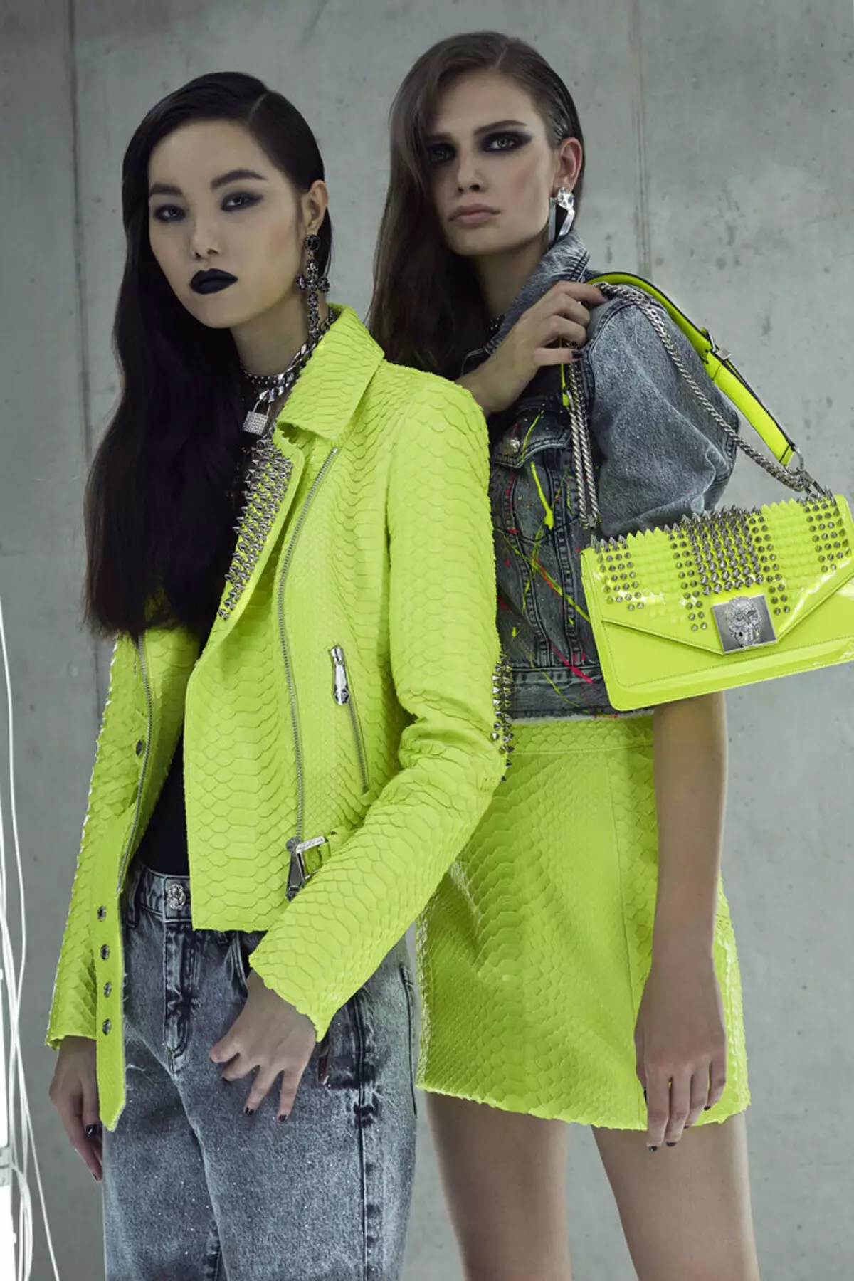 Casting Justice of Python and Neon: Pred Collection of Philipp Plein Spring-Summer 2020 59201_4