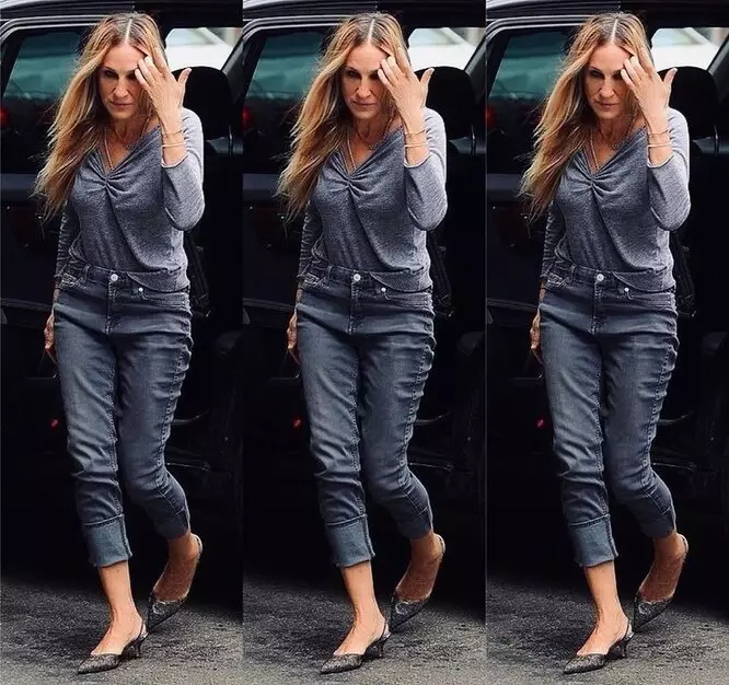 Add shoes: like Sarah Jessica Parker makes jeans stylish 59409_6