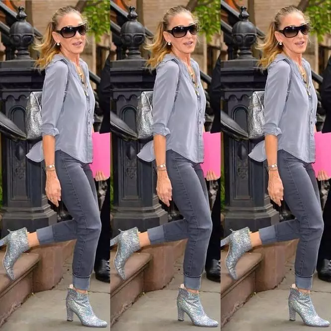 Add shoes: like Sarah Jessica Parker makes jeans stylish 59409_7