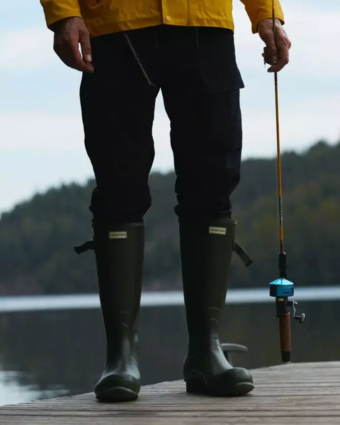 From fishing on the podium: how to wear rubber boots and look fashionable 60476_1