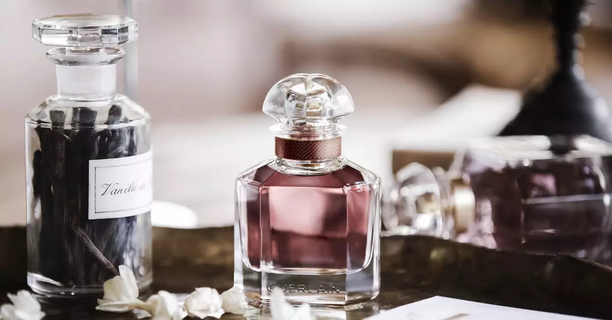 In the name of beauty: Perfumery water MON GUERLAIN INTENSE