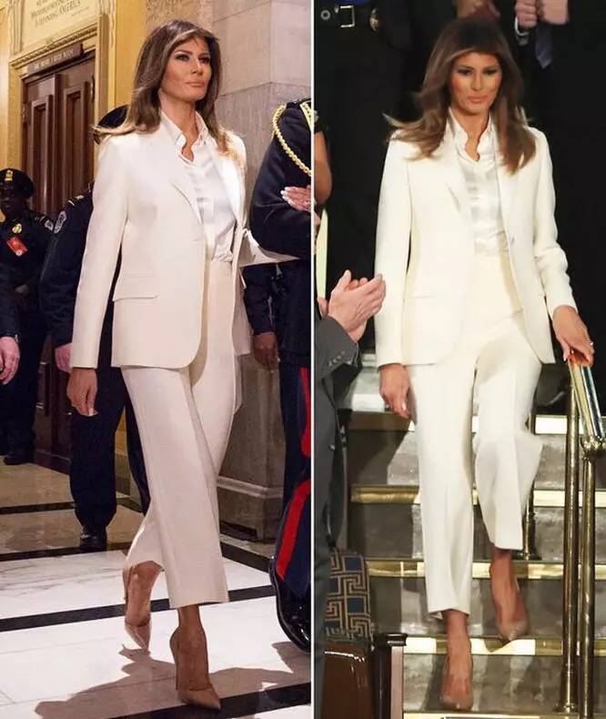 Melania Trump or Brick Macron: Who among the first ladies there is a suit 61076_3