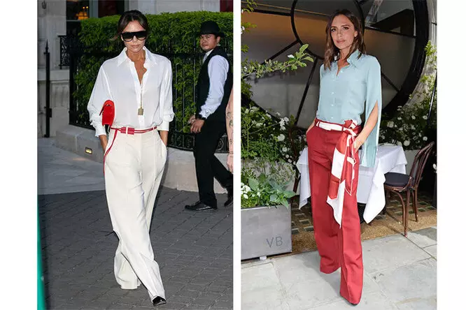 How to wear wide pants and look cool: learn from Victoria Beckham. 63528_7