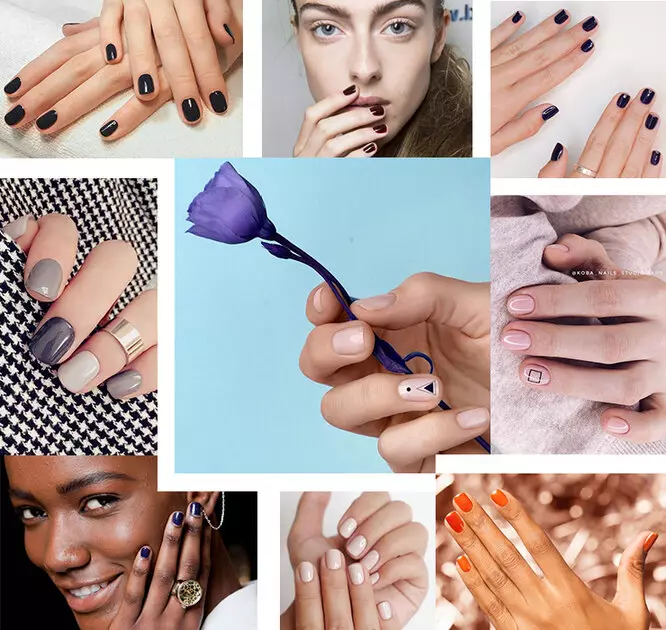 Short program: Manicure ideas for those who do not wear long nails 64234_2
