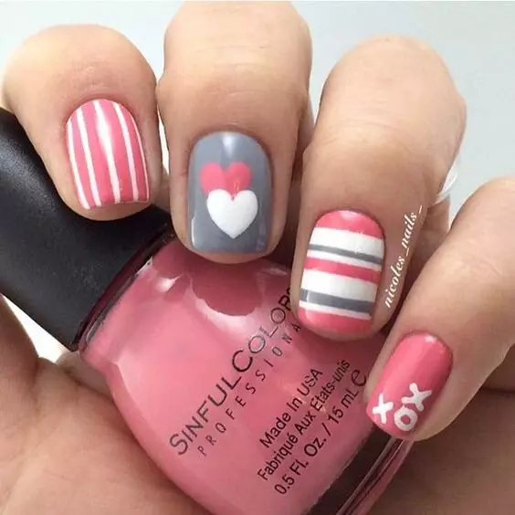 Feminine and gentle: 30 spectacular ideas for pink manicure 64576_16