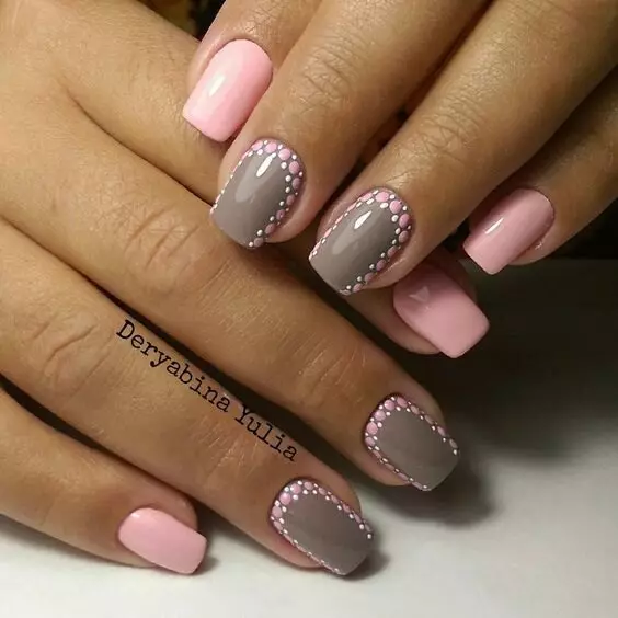 Feminine and gentle: 30 spectacular ideas for pink manicure 64576_26