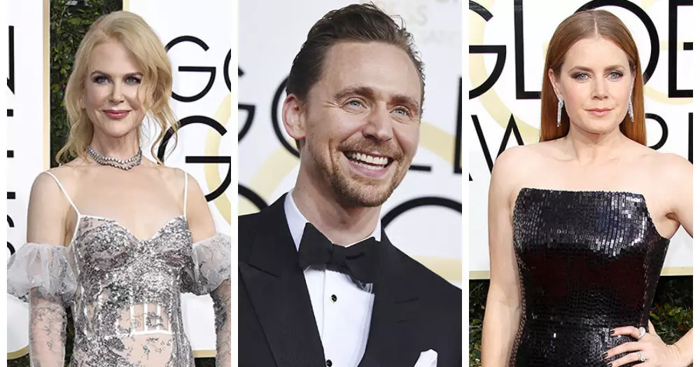 Nicole Kidman, Tom Hiddleston and other stars on the 74th Golden Globe ceremony