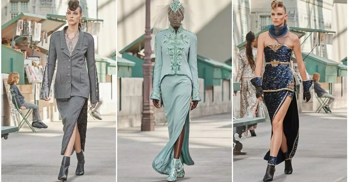 Skirts on the zipper and bride in green: what the Coutany show chanel remember