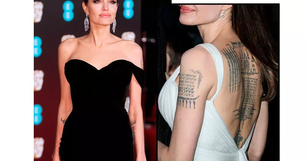 On the body is written! Angelina Jolie and 14 stars who made tattoos in honor of children