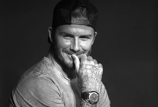 Mula sa matamis na gwapo sa huwaran na ama: Paano nagbago si David Beckham sa 25 taon 7158_12