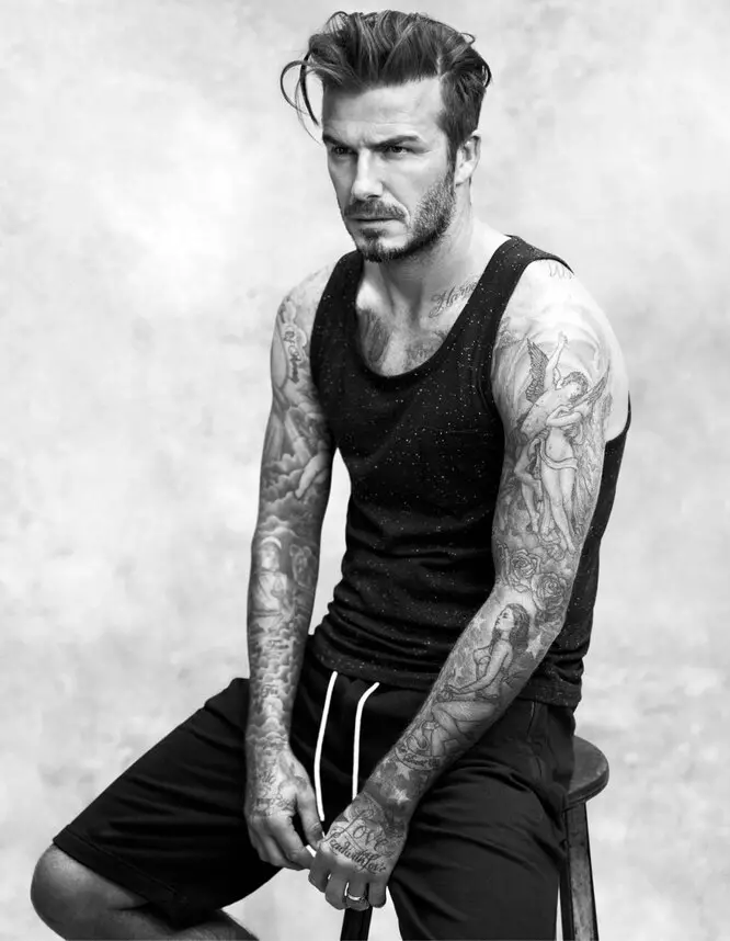 Kusuka emnandi emnandi kuyise oyisibonelo: UDavid Beckham washintsha kanjani eminyakeni engama-25 7158_8