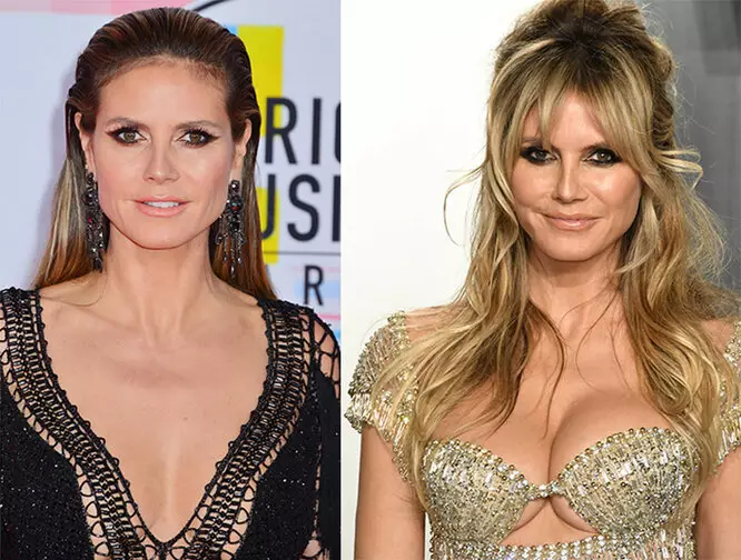 Giunsa Pagputol! Heidi Klum, Sarah Jessica Parker, Dakota Johnson ug uban pang mga bituon nga nagpapahawa sa mga bangs ug nagsugod sa pagtan-aw sa mas bata 8042_5