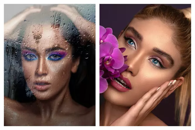 Neon-, Vinyl- und Purpur-Schatten: 5 relevanteste Augen-Make-up-Optionen, die leicht wiederholen können