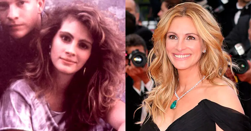 Naon aranjeunna: Julia Roberts, Selm Hayeek, Holly Berry sareng Stars sanés dina pilem munggaran