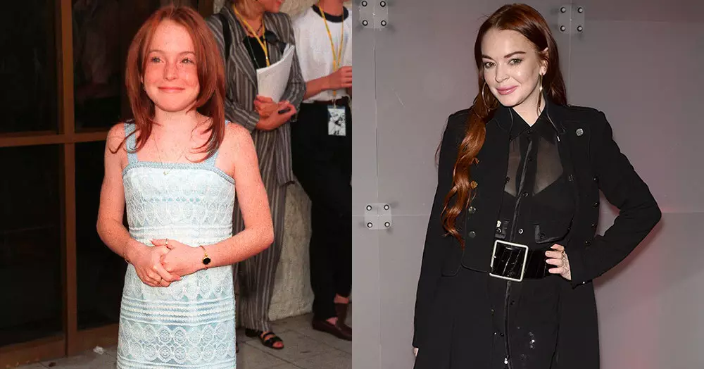Frá prinsessu glamour til Gothic Queen: smart þróun helstu sjást yfir núll Lindsay Lohan