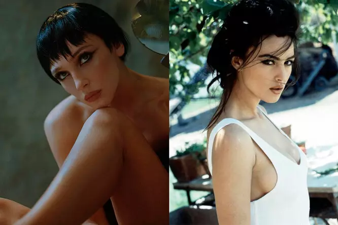 Serangan Clone: ​​5 béntang Rusia, anu disebut rangkep Monica Bellucci 8870_5